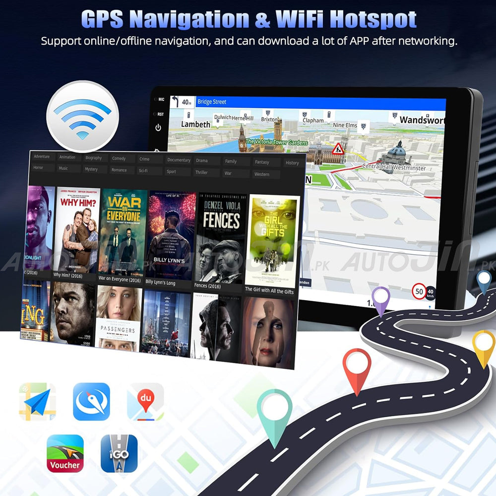 Toyota Corolla 2014-2017 Android Touch Screen Multimedia Android Playe