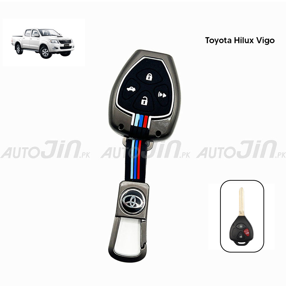 Toyota Hilux Vigo Key Cover With Metal Shell