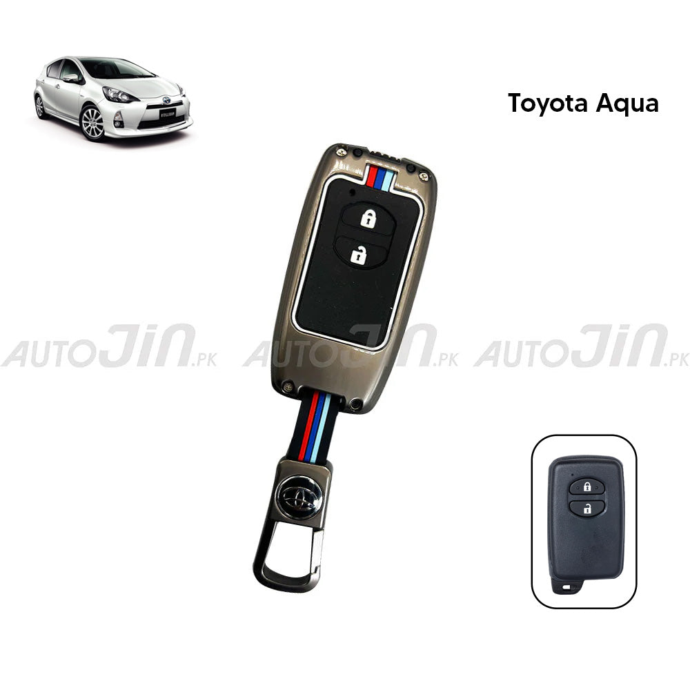 Toyota Aqua Key Cover With Metal Shell