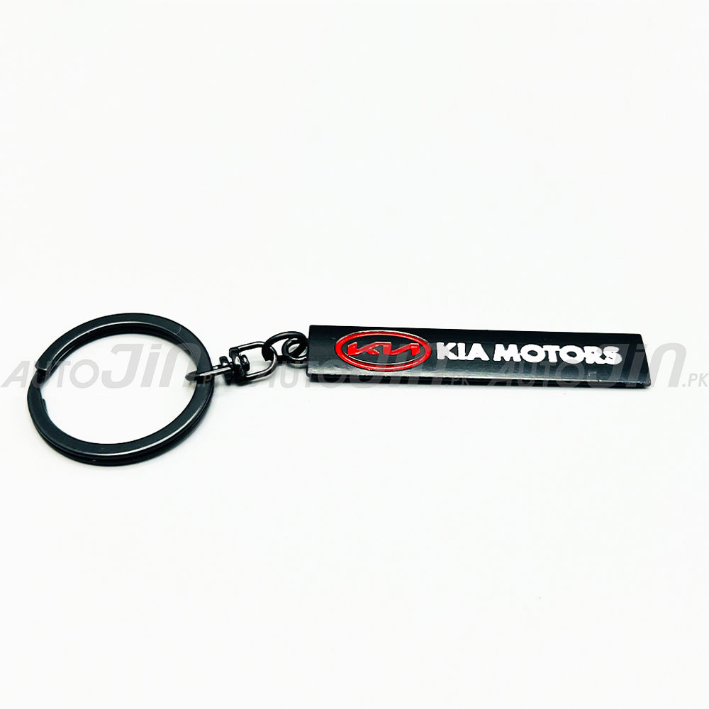 Black Car Logo Metal Key Chain